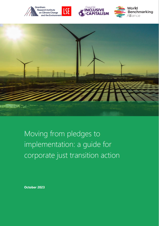 Moving From Pledges to Implementation: A guide for corporate just ... Moving From Pledges to Implementation: A guide for corporate just ...